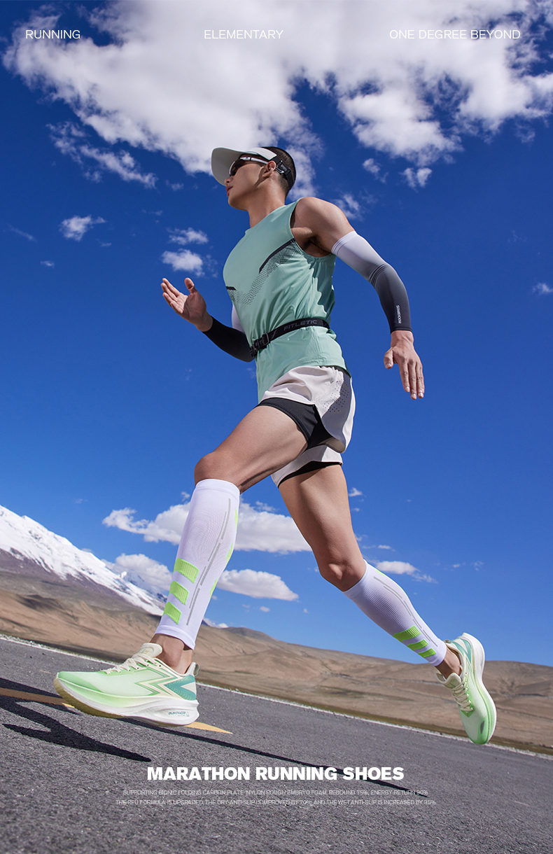 361 Degrees Flame Et 1.5 Men Running Shoes Professional Marathon ...