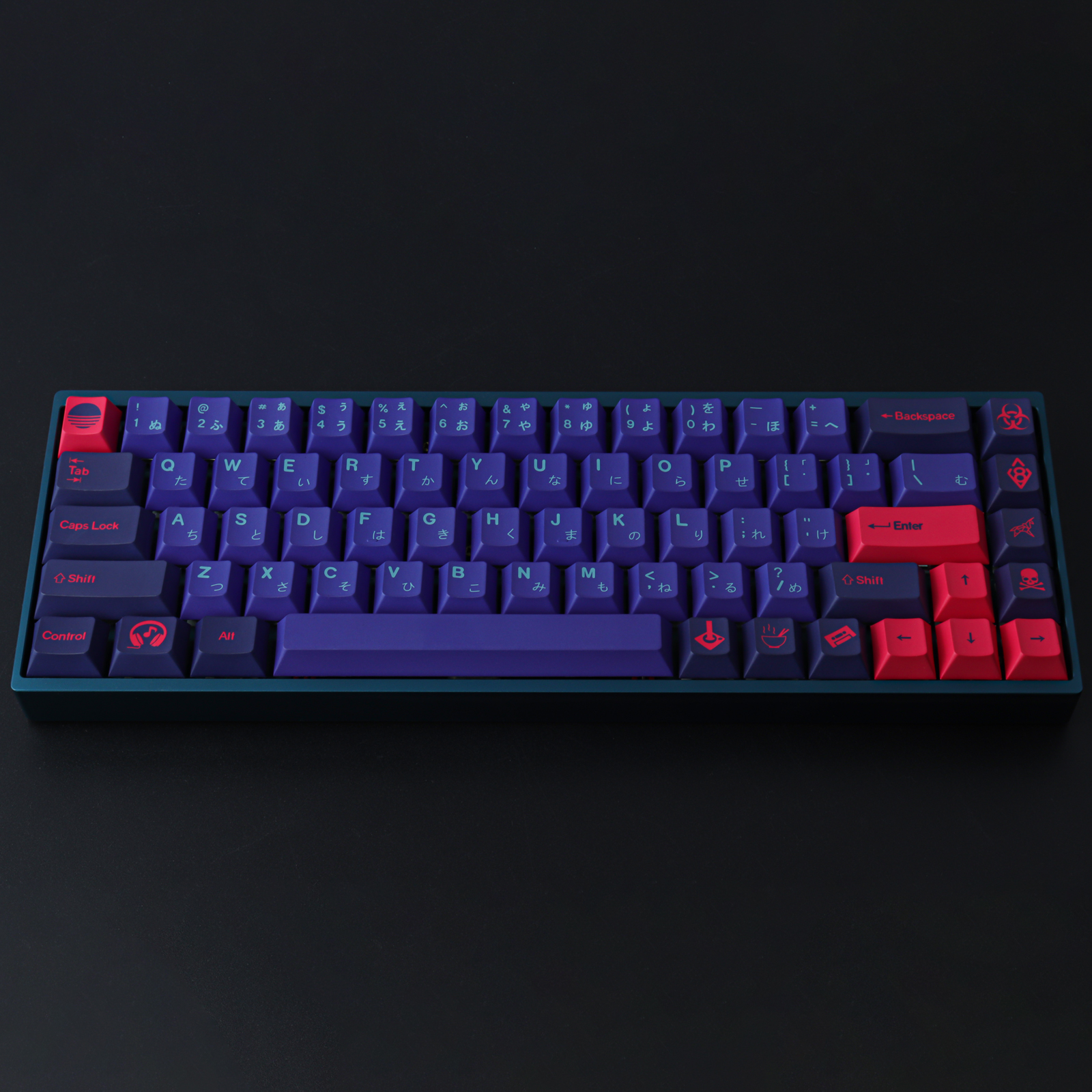 GMK Laser Wave Keycaps, 158 Keys PBT Keycaps Cherry Profile DYE-SUB ...