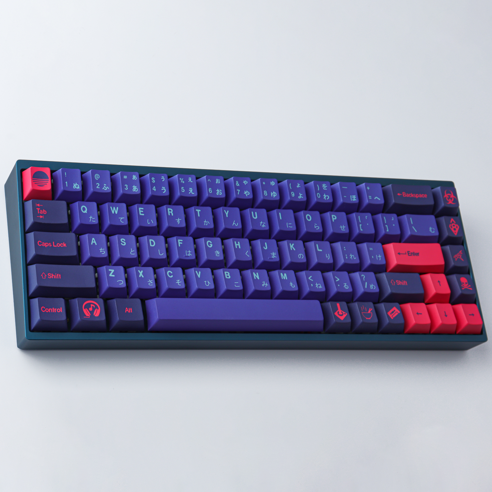 GMK Laser Wave Keycaps, 158 Keys PBT Keycaps Cherry Profile DYE-SUB ...