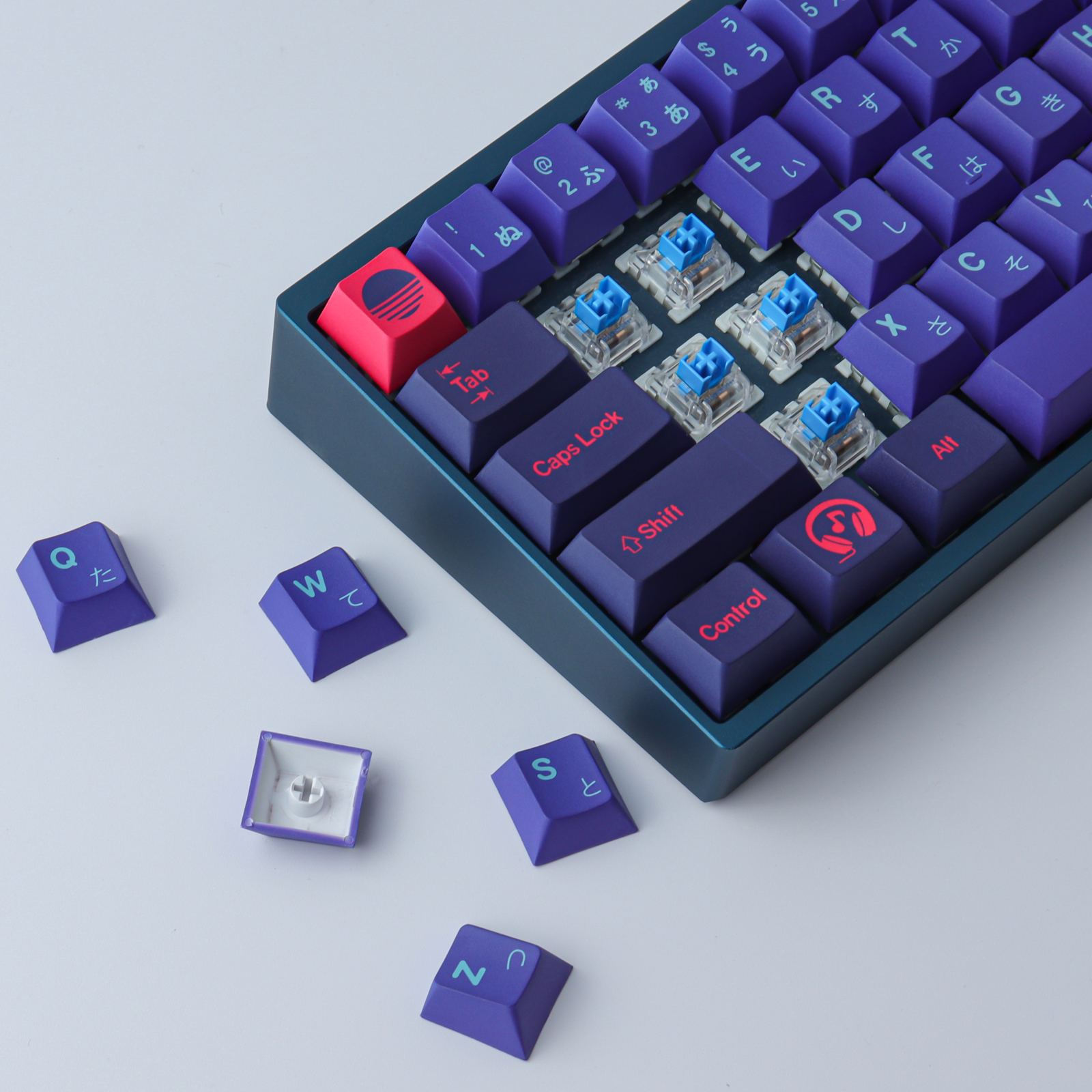 GMK Laser Wave Keycaps 158 Keys PBT Cherry Profile DYE-SUB Personalized ...