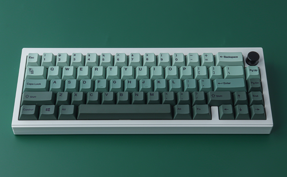 GMK Green Everywhere Keycaps, 144 Keys PBT Keycaps Cherry Profile DYE ...