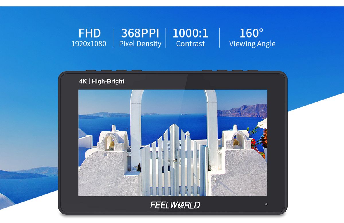 Feelworld F5 PROX 5.5 Inch 1600nit High Bright Full HD IPS Panel Touch ...