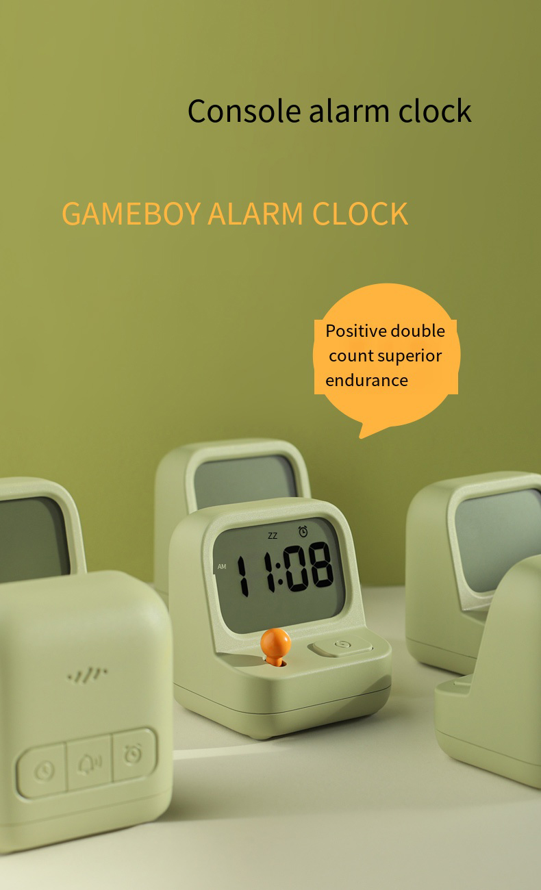 [heibaike] Alarm Clock Game Amusement Minimalist Electronic Digital ...