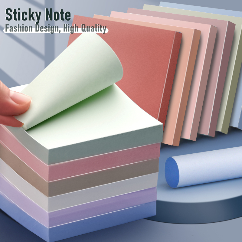 6Packs 3inch Morandi Colors Post It Note Adhesive Sticker Paper Memo ...