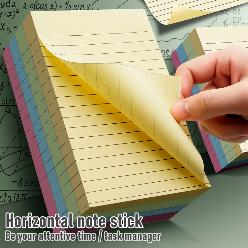 200 Sheets Long Line Sticky Notepad INS Post It Notes Large Tag ...