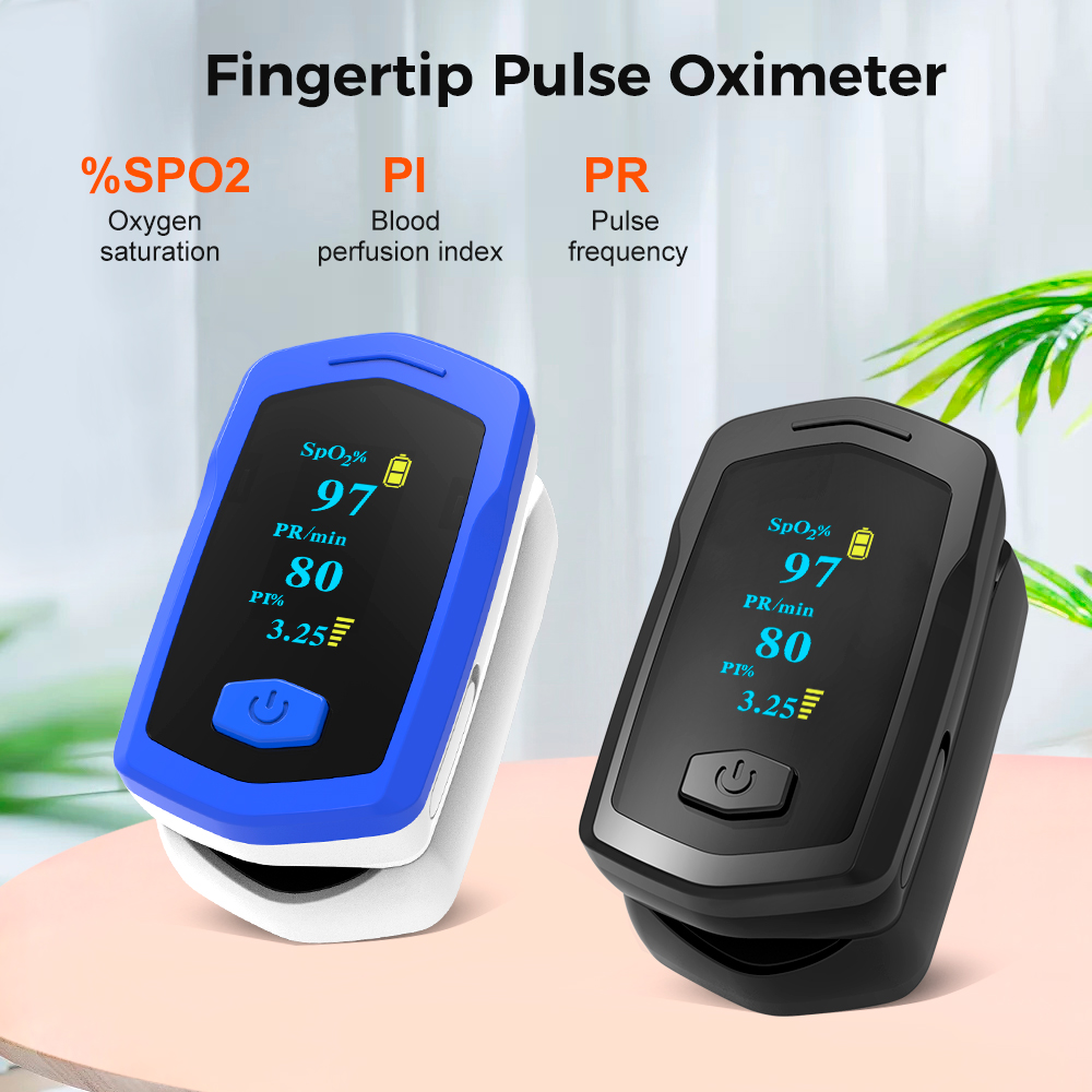 YOUWEMED Rechargeable Oximeter Finger Pulse Oximeter Oxygen Measure ...
