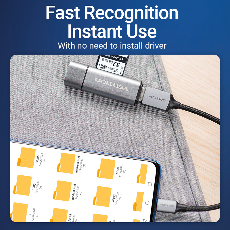 OTG Adapter Vention USB 3.0 Cable for Laptop Type C Cellphone USB 3.0 C ...