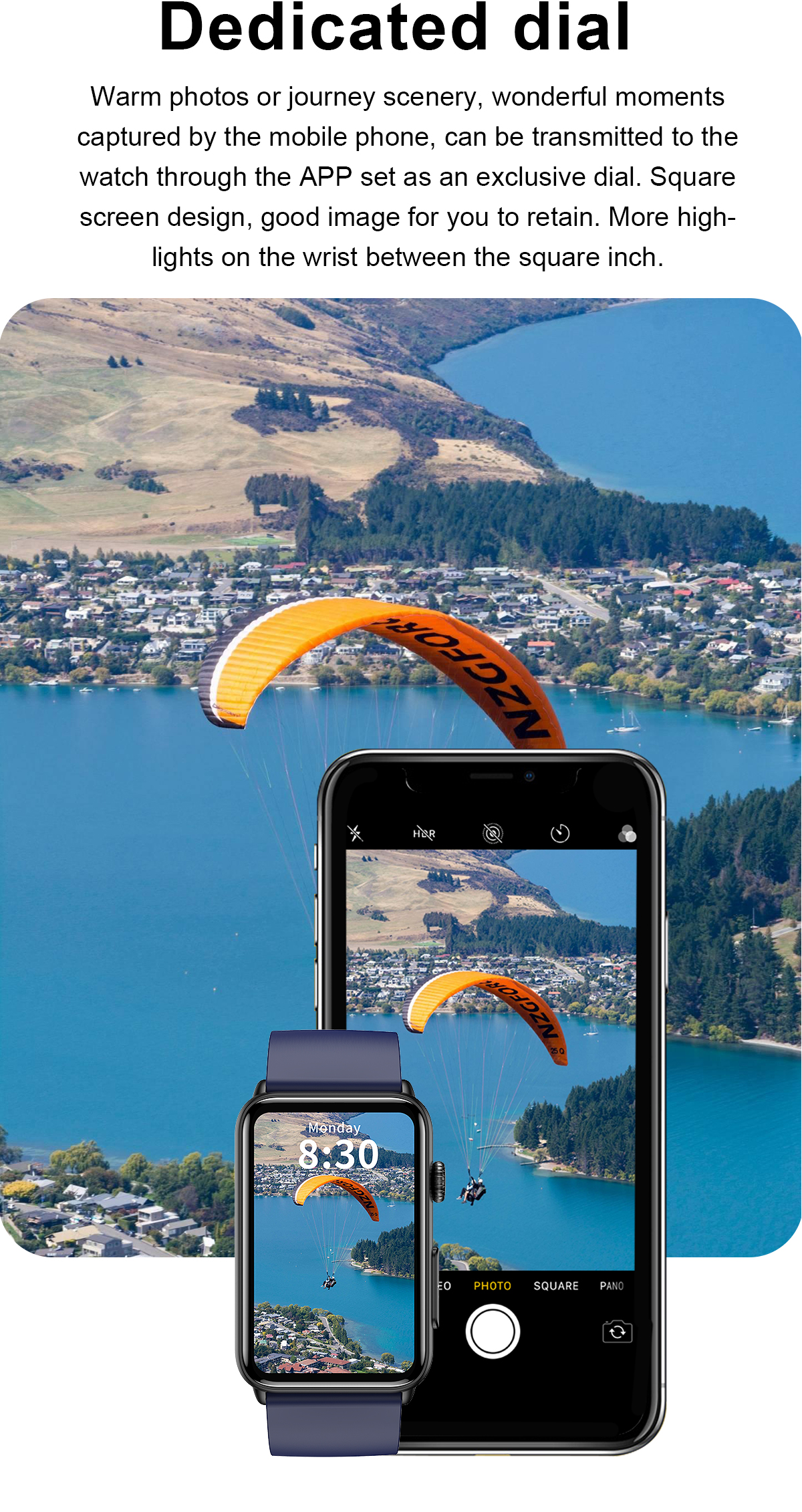 NORTH EDGE ET620 ECG+HRV Health Smart Watch Blood Glucose BP Blood Oxygen Body Temperature MET ...