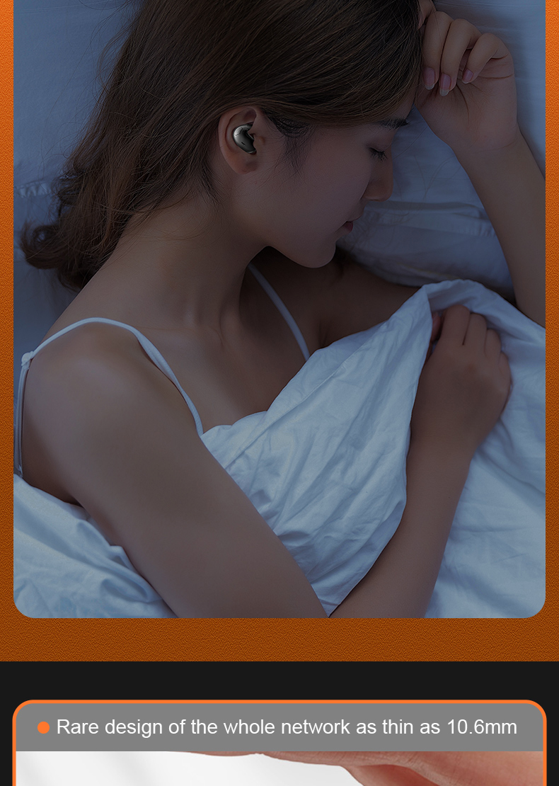 Invisible Sleep Wireless Earphone TWS Bluetooth Hidden Earbuds ...