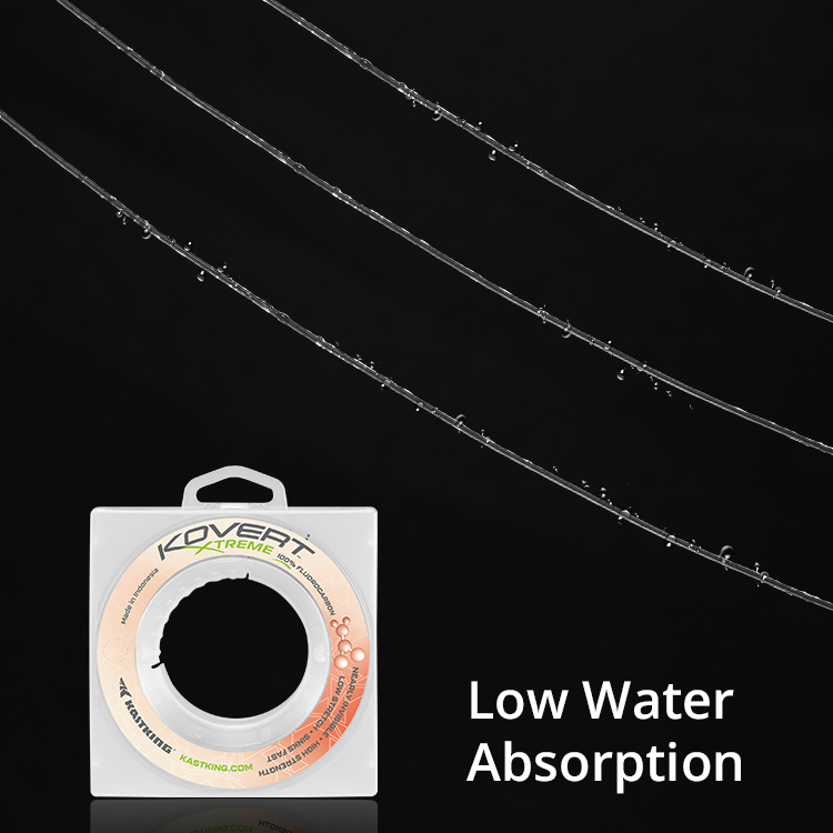 KastKing Kovert Xtreme 100% Fluorocarbon Fishing line Fishing Leader Extreme Clarity Fast ...