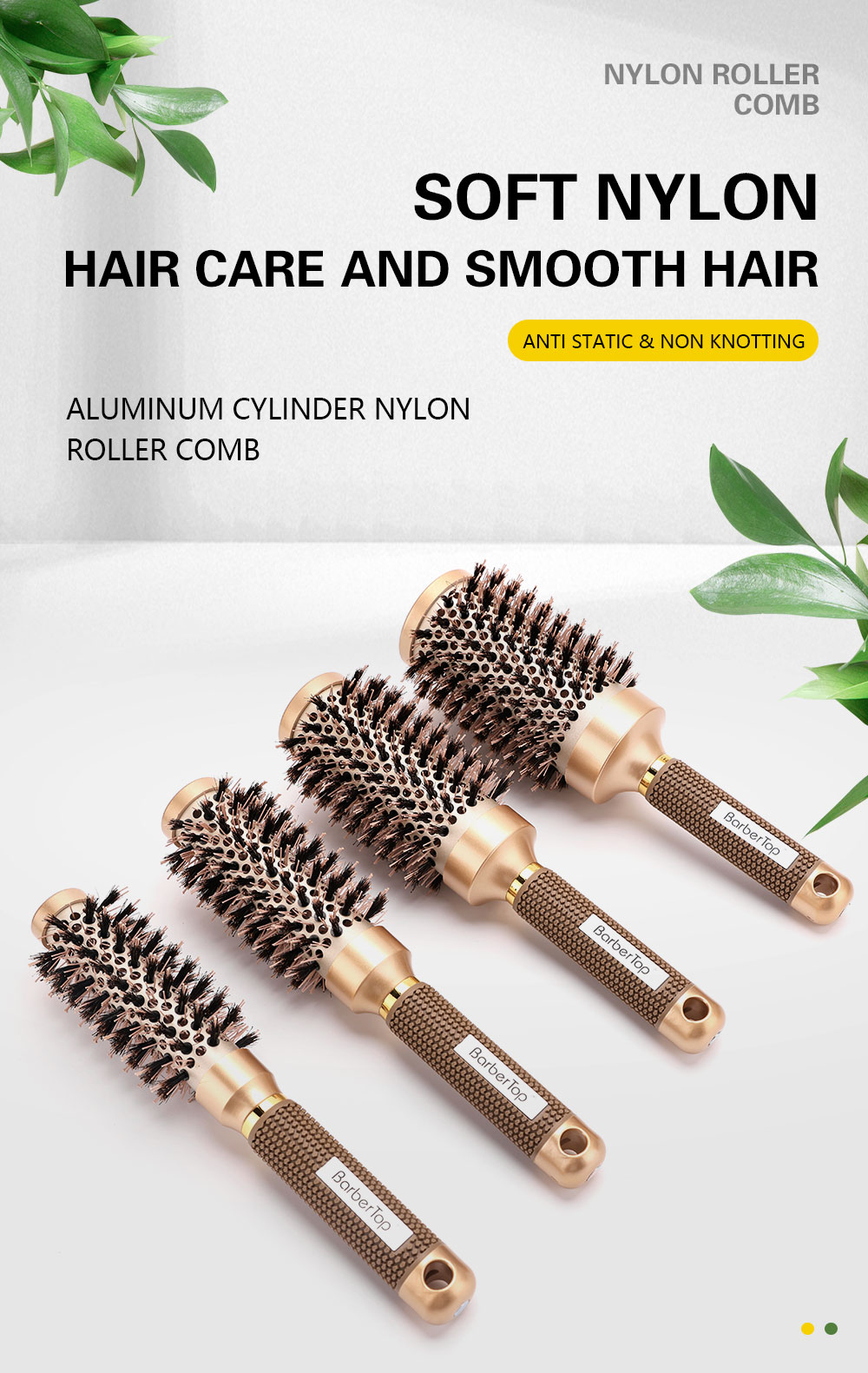 Hairdressing comb salon barber curling comb high temperature ceramic ...