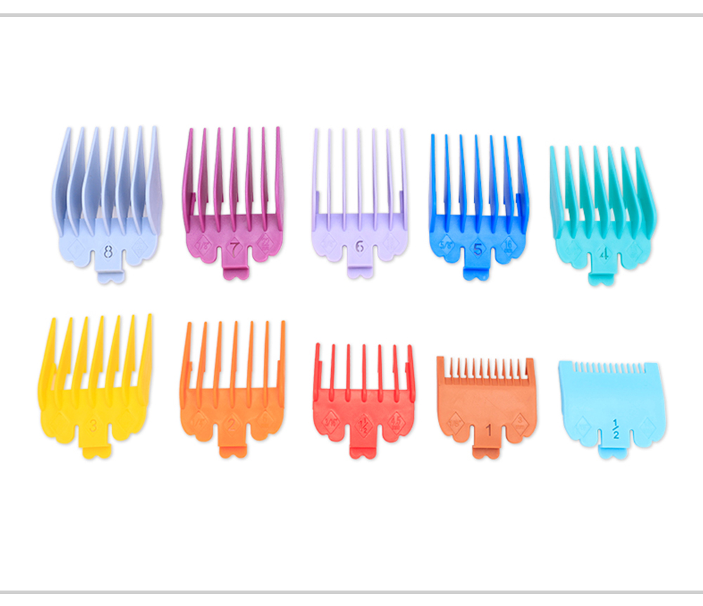 10 packUniversal Limit Comb Set 1.5-22MM Size Clipper Hair Salon Tool ...