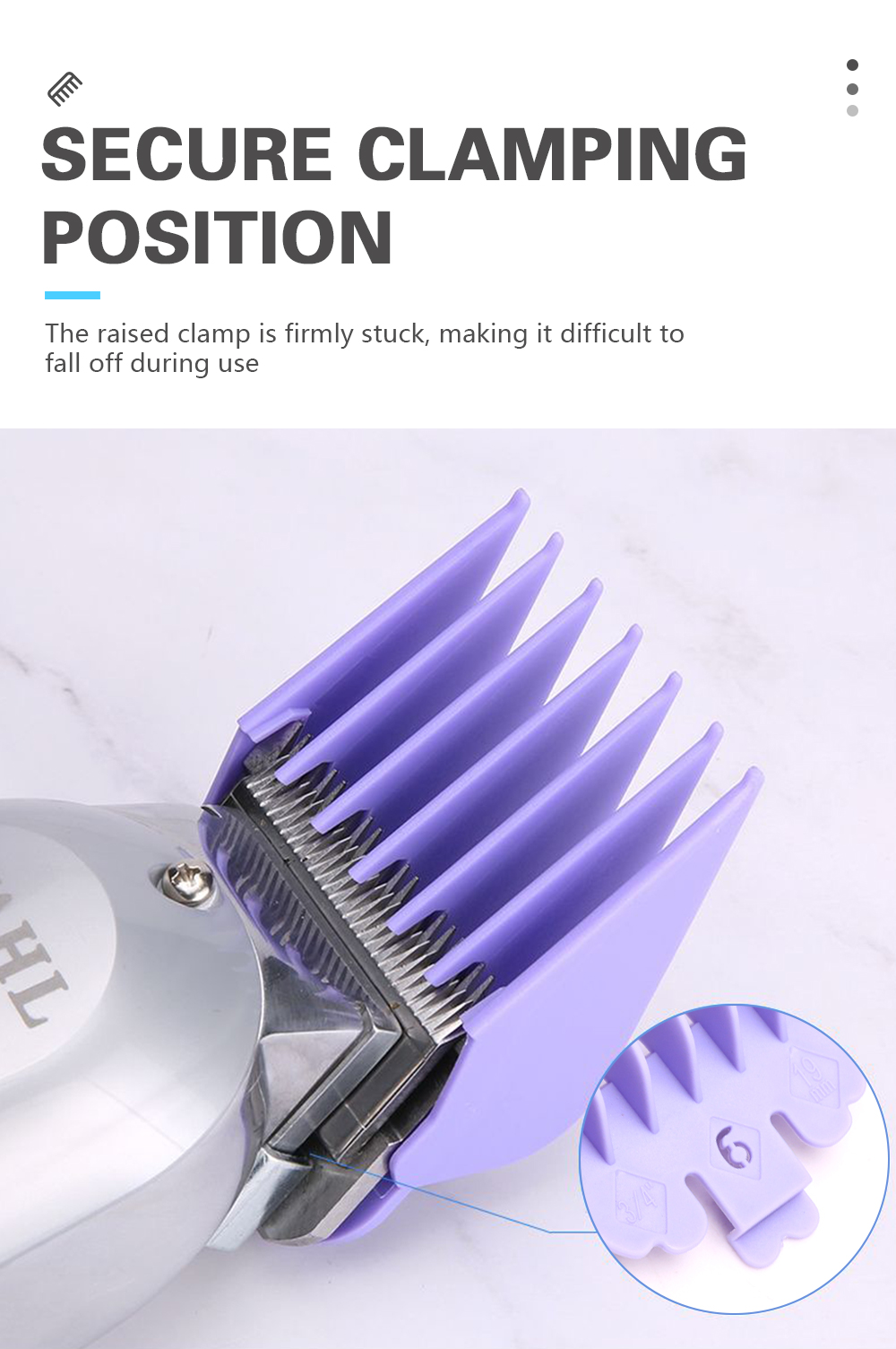 10 packUniversal Limit Comb Set 1.5-22MM Size Clipper Hair Salon Tool ...