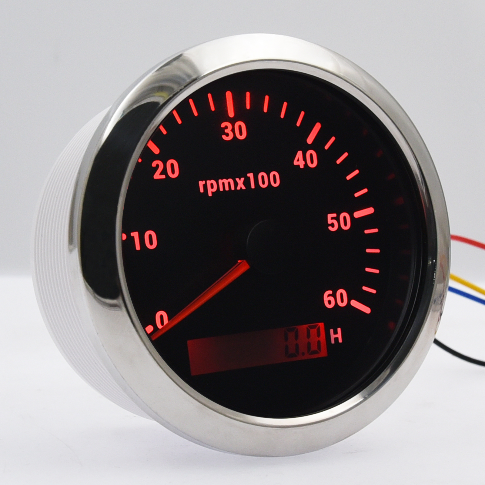 3000/4000/6000RPM 85mm Tachometer RPM Gauge REV Counter with Digital ...
