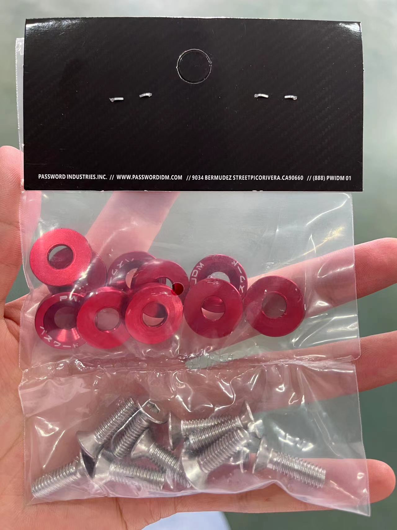 Universal 10 Pcs/Pack JDM Style Aluminum Fender Washers and Bolt for ...