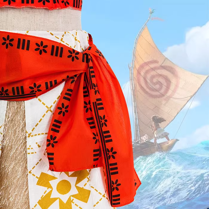 Moana Cosplay Maui Children's Clothes Princess Cosplay Costume Disney ...