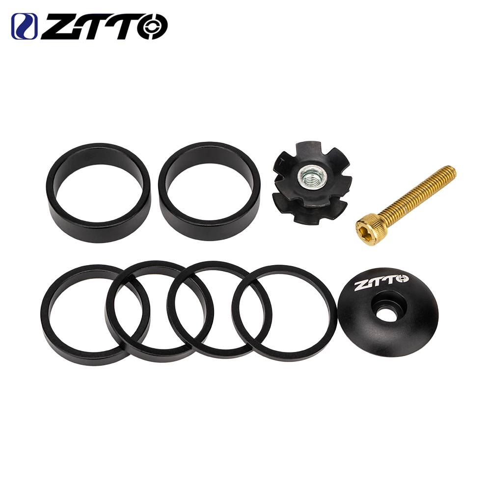 ZTTO Bike Fork Washer Set Stem Spacers Aluminum Alloy Bicycle Headset ...
