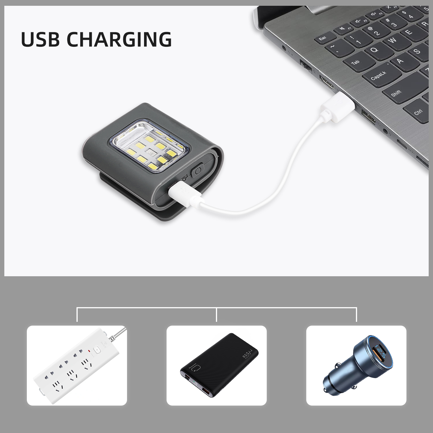 2pack Led Running Light For Runner, USB-C Rechargeable Night Warning Light for Runner, Hands ...