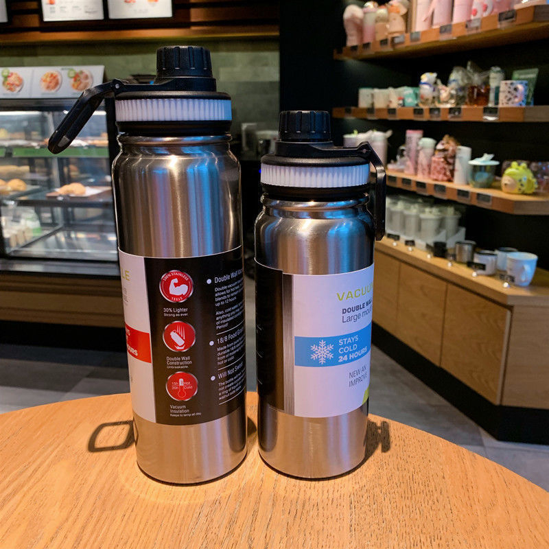 800ml-600ml-1000ml Double Wall Stainless Steel Insulated Thermos Vacuum ...