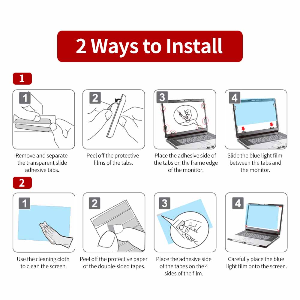 Privacy Screen Filter Film 21.5" 24" 27" PC Computer Desktop Monitor ...