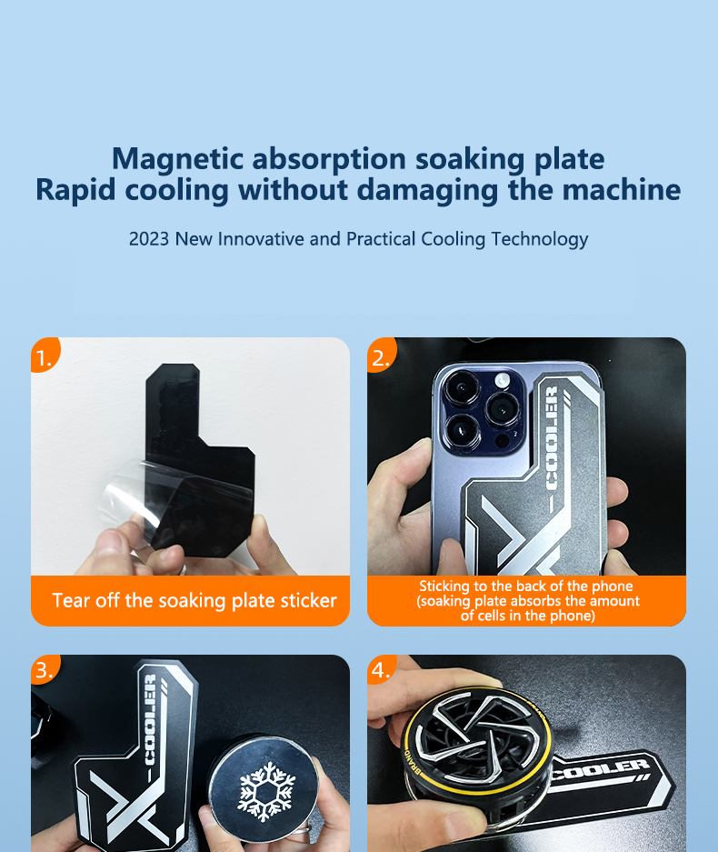 BlueWow Mobile Phone Cooling Plate Heat Sink Expend Cooling Area for ...