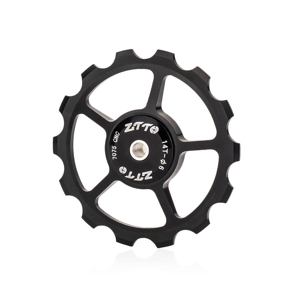ZTTO 2PCS MTB Bicycle 13T Rear Derailleur Jockey Wheel 13T 14T Steel Bearing Pulley AL7075 CNC ...