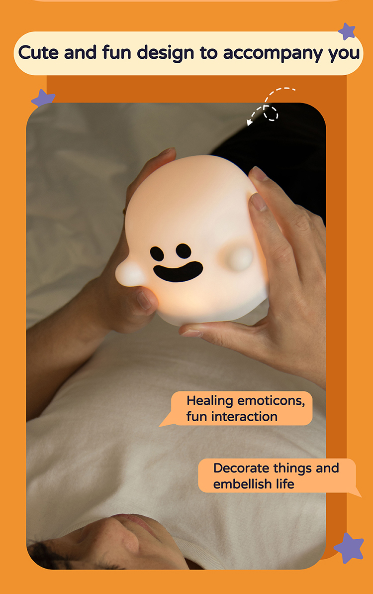 [heibaike] Spectre Night Light Halloween Wacky Ghost Sleep Lights ...