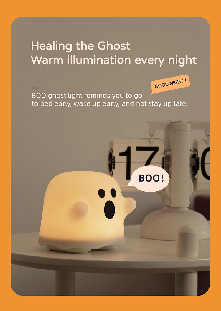 [heibaike] Spectre Night Light Halloween Wacky Ghost Sleep Lights ...