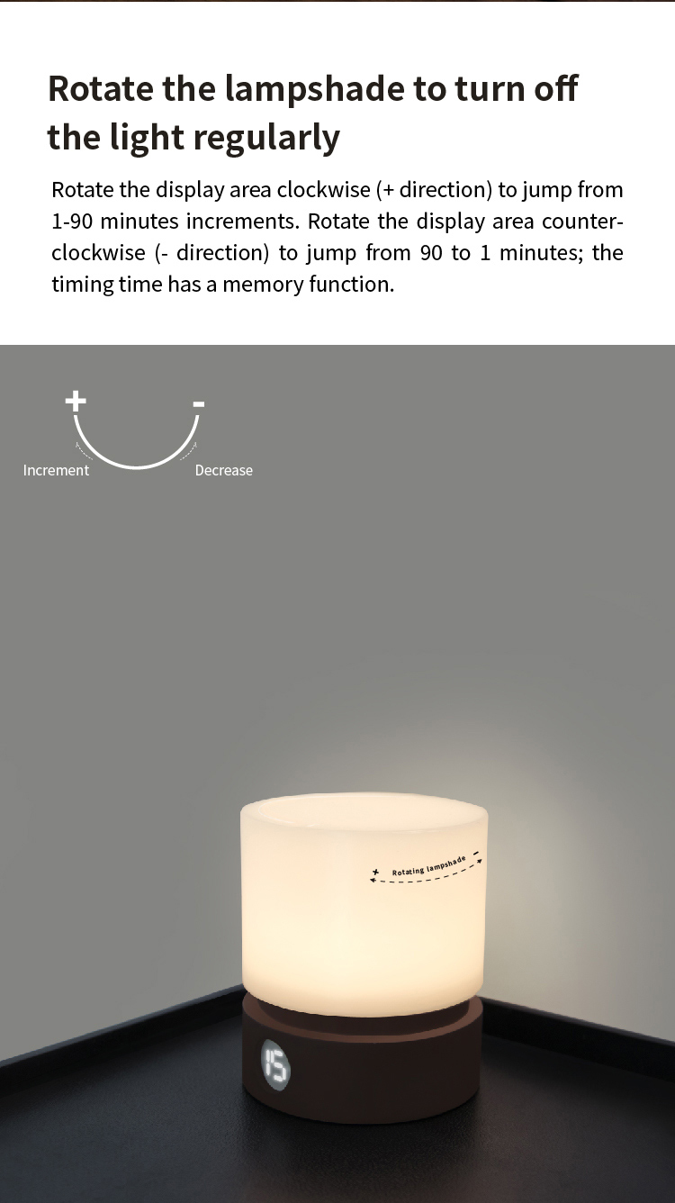 [heibaike] Rotate The Timing Cylindrical Light Northern Europe Classic ...