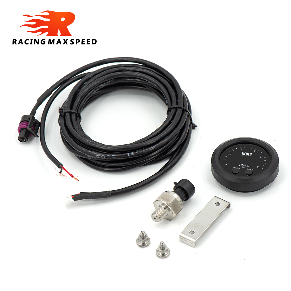 Universal Electronic Fuel Pressure Gauge With 1/8 Npt Sensor Fuel ...