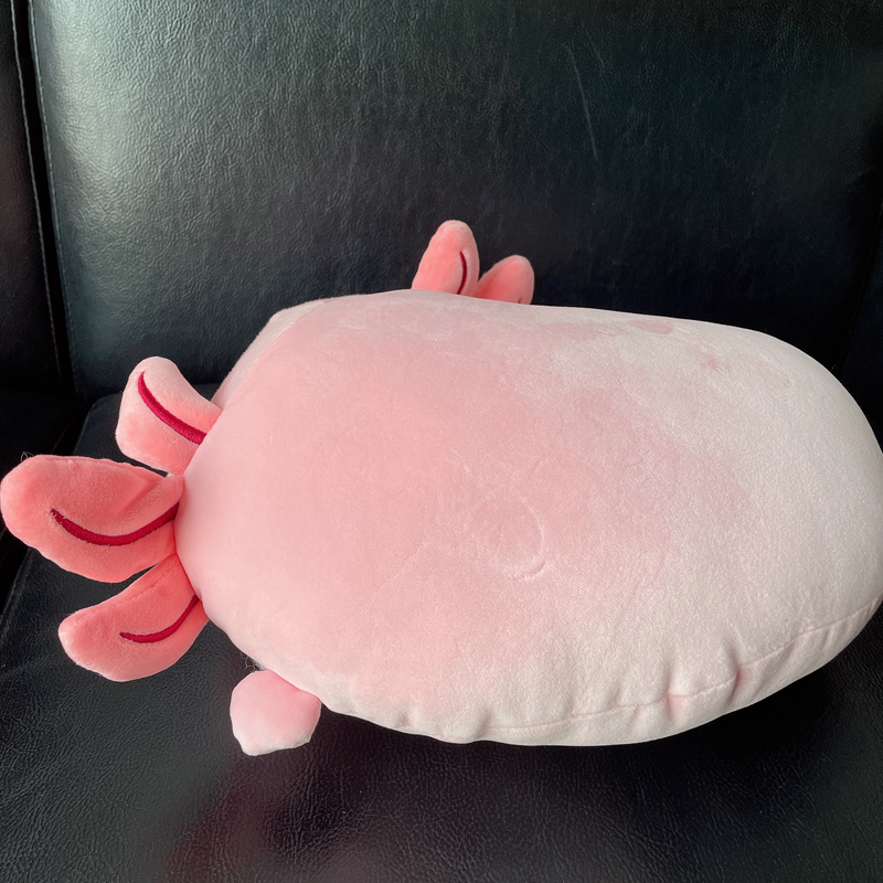 35cm Kawaii Pink Newt Plush Toy Stuffed Cute Axolotl Salamander Fuzzy ...