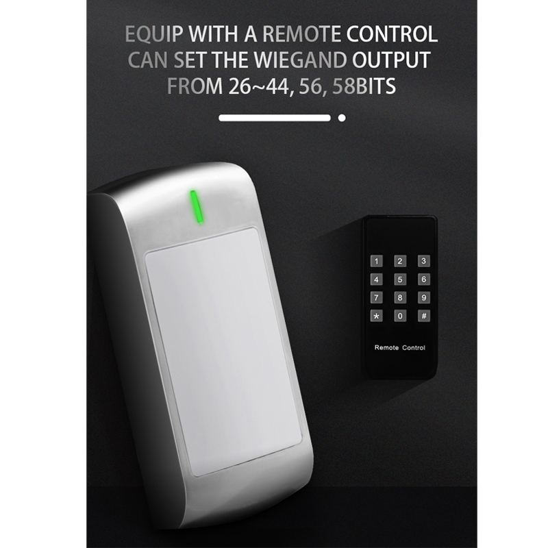 IP66 Waterproof RFID 125KHZ Door Lock system wiegand output from 26~44 ...