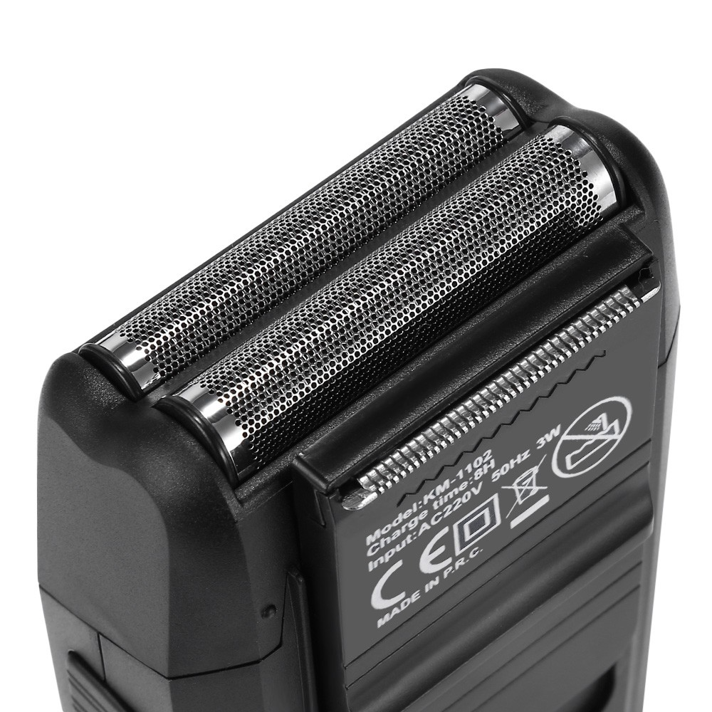 Kemei Beard Shaver Machine Rechargeable Cordless Shaver For Men Twin ...