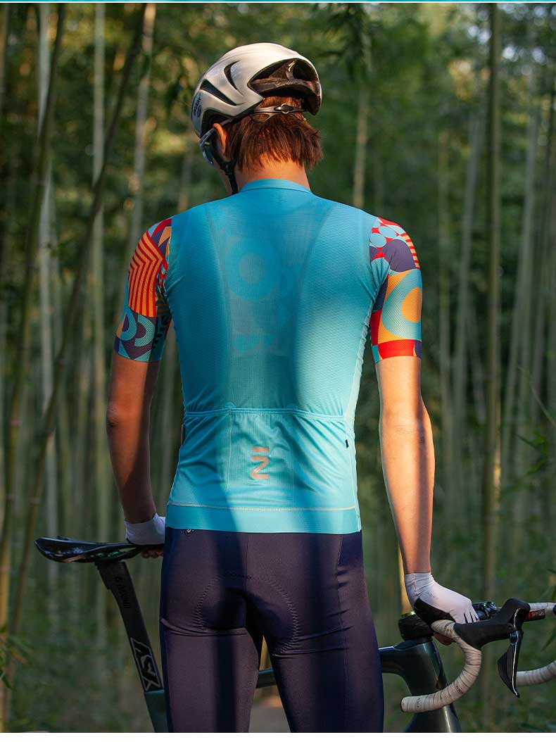 INBIKE Summer Men's Cycling Jersey Short Sleeve Bicycle MTB Shirts Road Bike Clothing with 3 ...