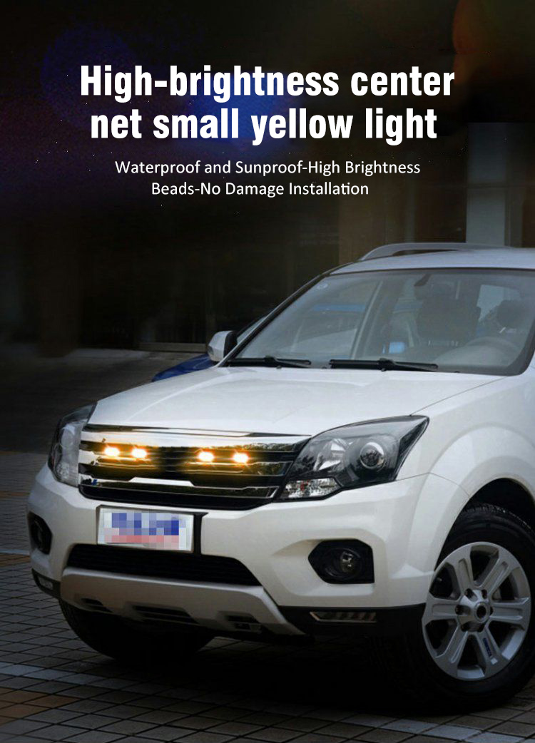 LED Front Grille Light For Haval H5 H6 H9/h7/h8 F7 M6 Car Daytime ...