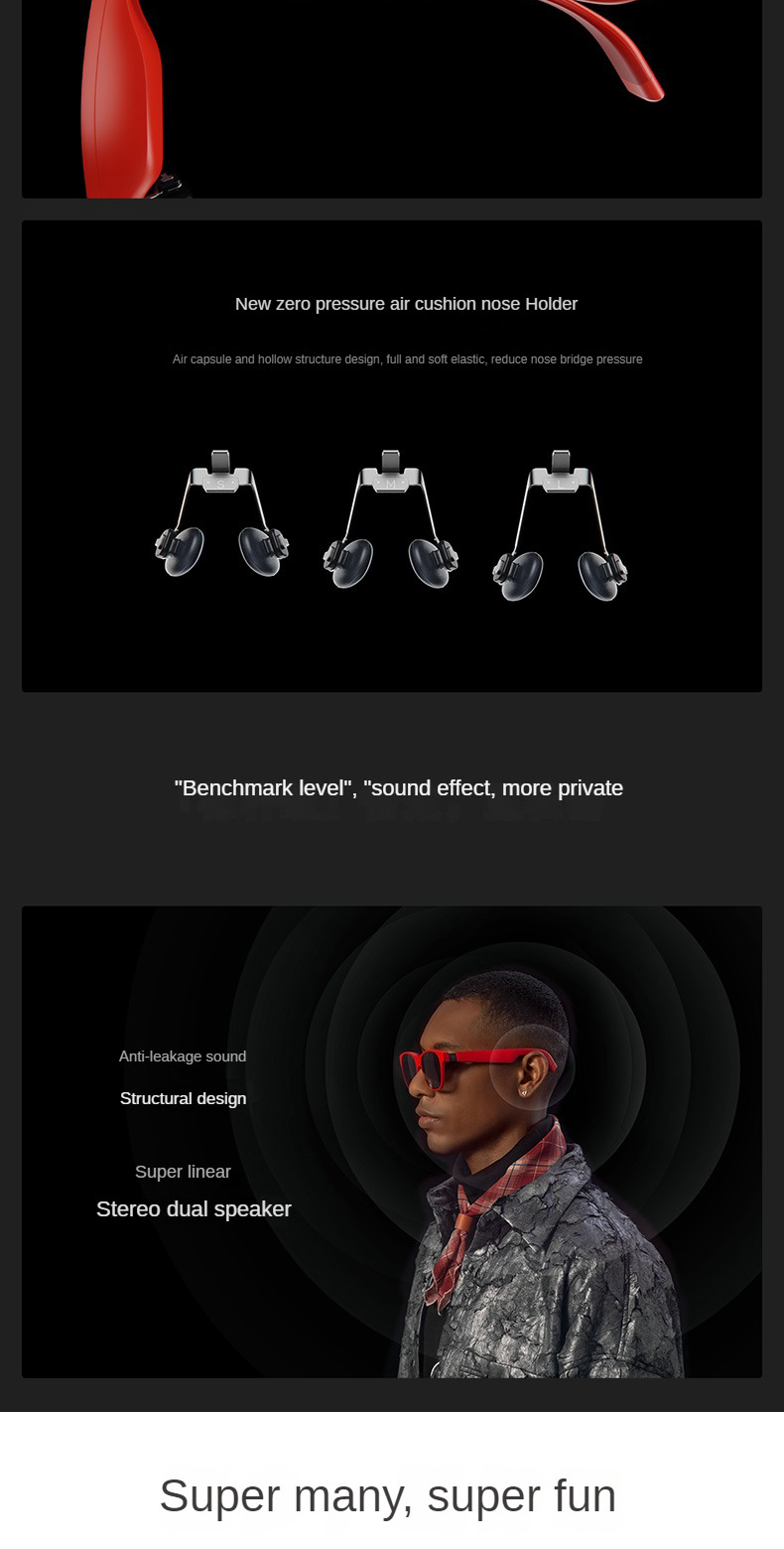 Xreal Air 2 Smart AR Glasses SONY's Silicone OLED Screen 120Hz Brushed ...