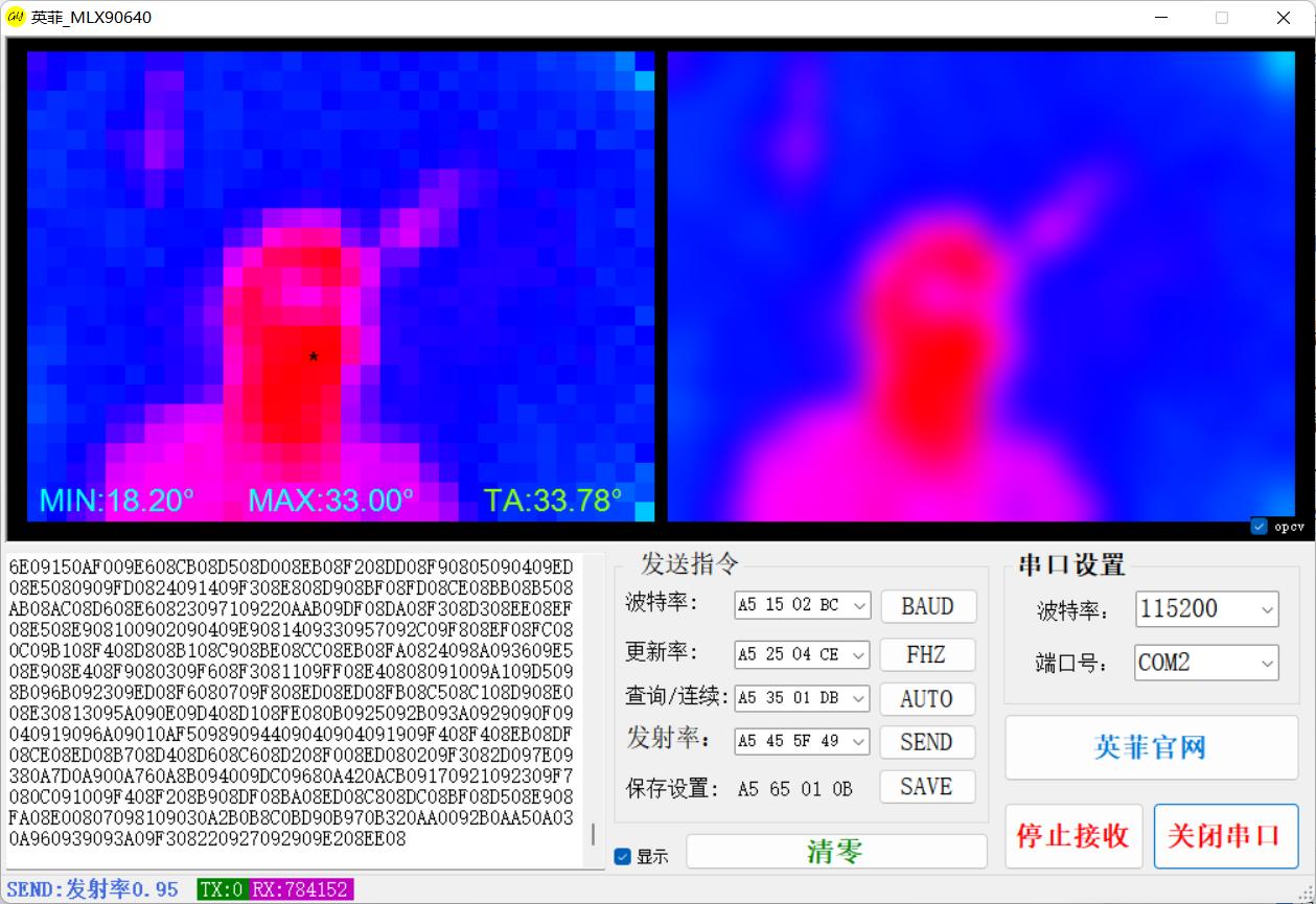 MLX90640 Camera Module Thermal Image Temperature Sensor 32x24 IR ...