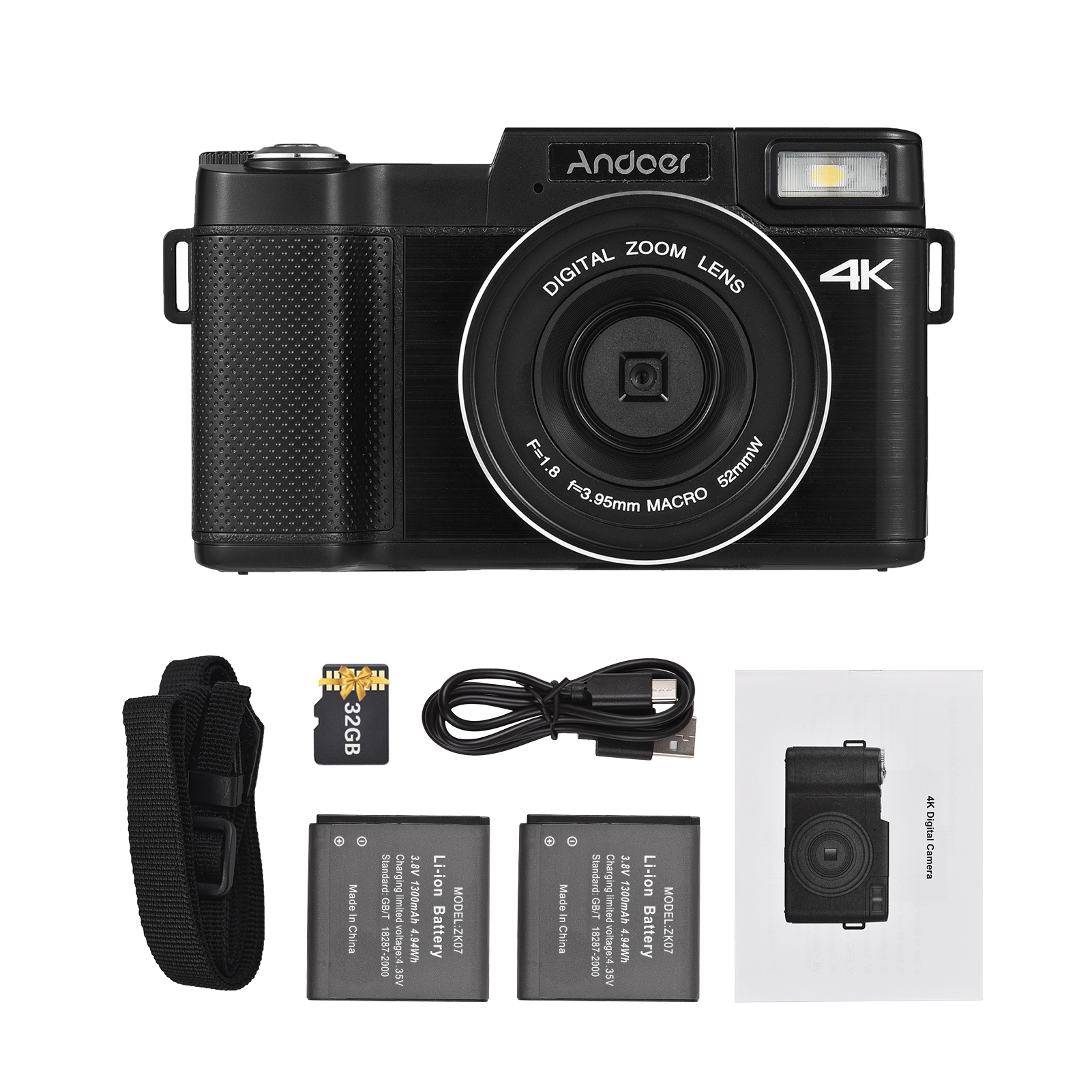 In Stock Andoer Portable Digital Camera with 3.0-inch TFT Rotatable ...