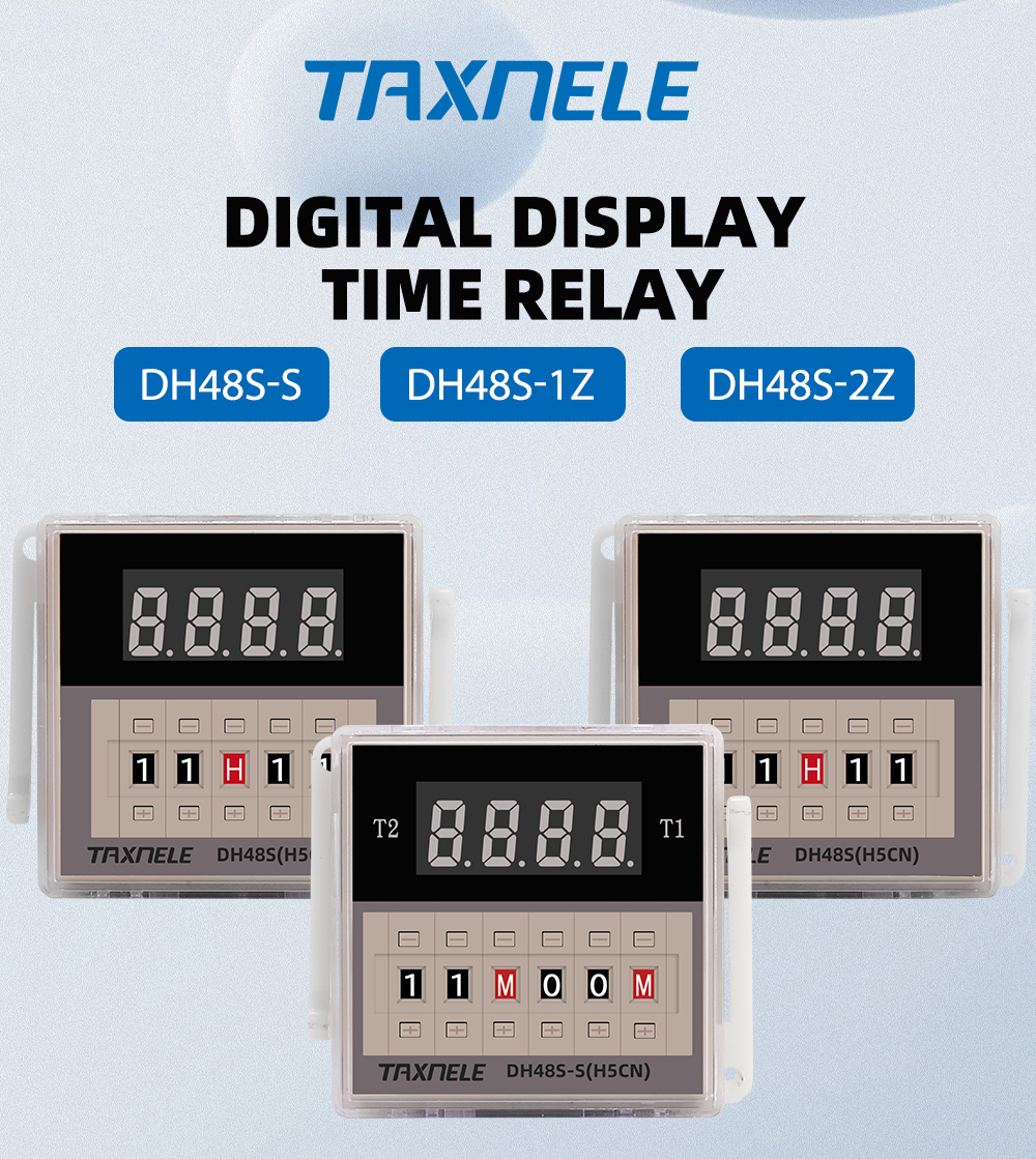 DH48S-S DH48S-1Z DH48S-2Z Digital Electronic Timer Relay Controller ...