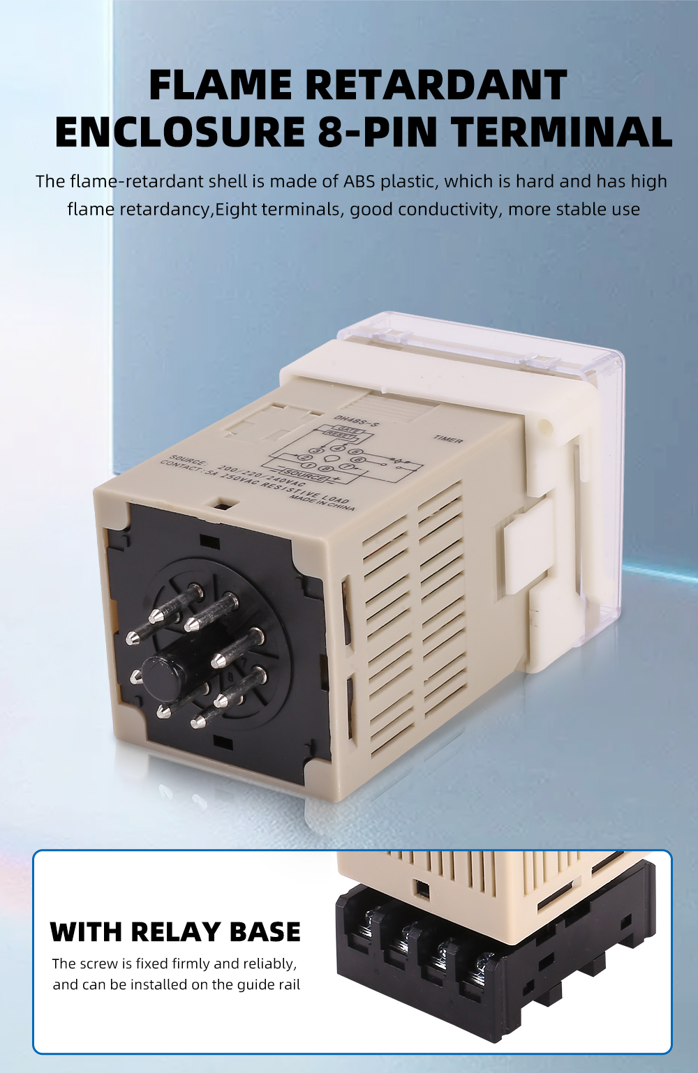 DH48S-S DH48S-1Z DH48S-2Z Digital Electronic Timer Relay Controller ...