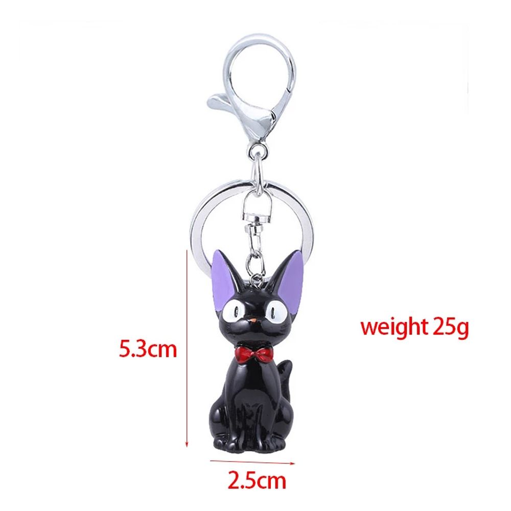 TWINKLE Men Women Cat Keychain Jewelry Action Figure Kiki JiJi Keyring ...