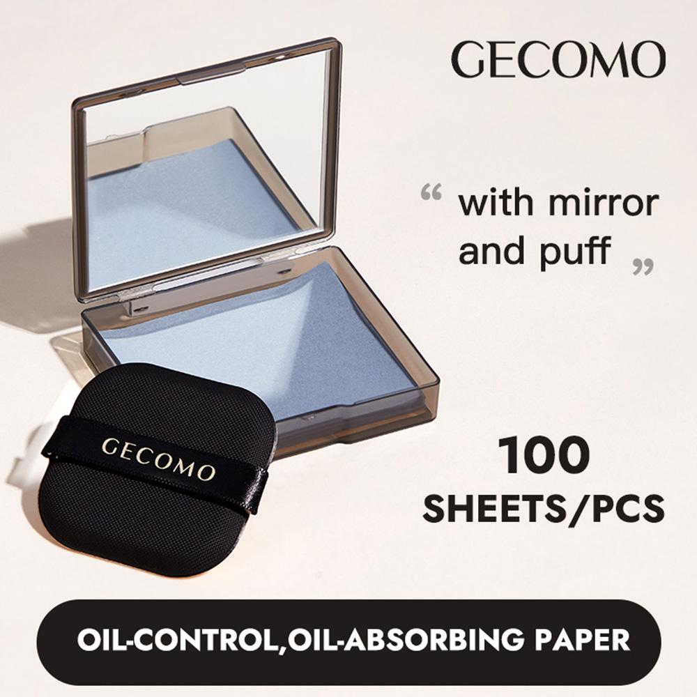 GECOMO Oil-absorbing Paper Bamboo Charcoal Makeup Removal And Oil ...