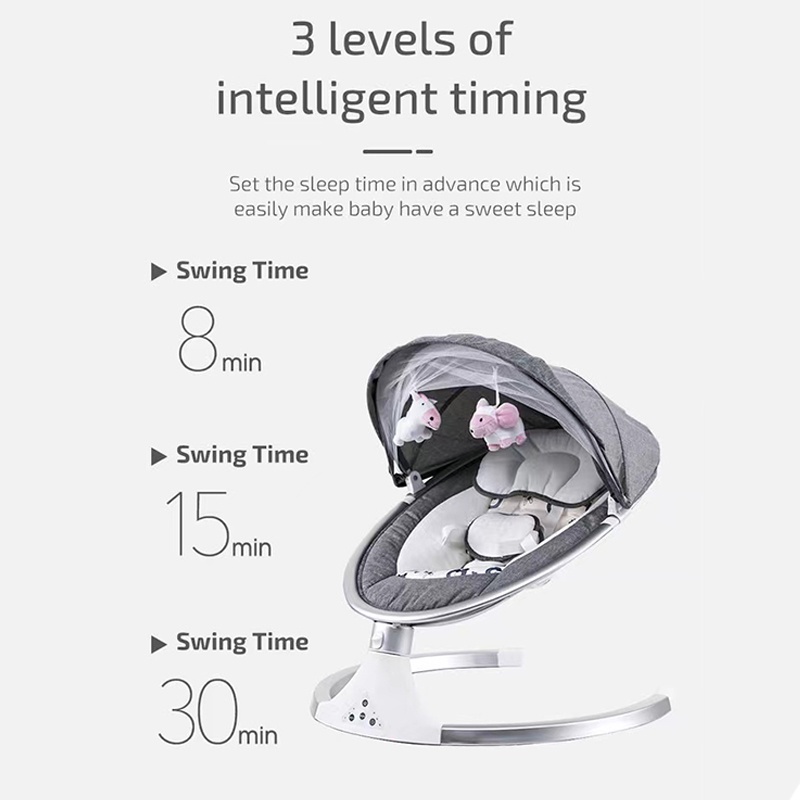 [COD] Baby Electric Rocking Chair Motorized Portable Swing Chair ...
