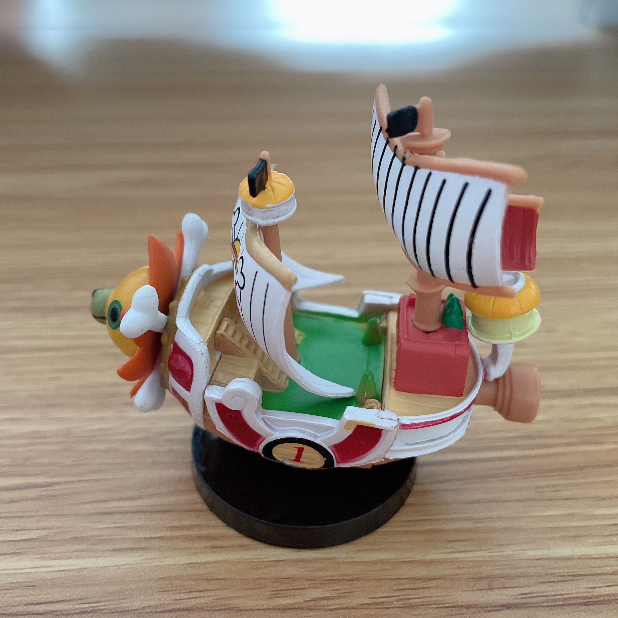 7cm One Piece Anime Cute Mini Pirates Boat Model Going Merry Thousand ...
