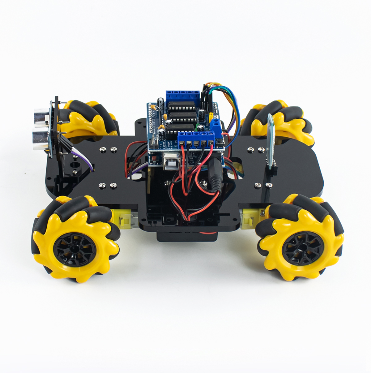 LAFVIN Omni Directional Mecanum Wheels Robot Car Kit for Arduino UNO R3 ...
