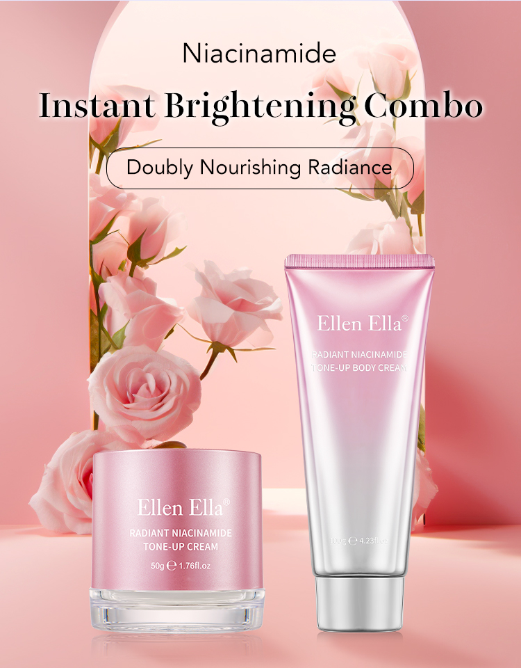 ELLEN ELLA Niacinamide Lotion Instant Brightening Combo 3 IN 1 Tone Up ...