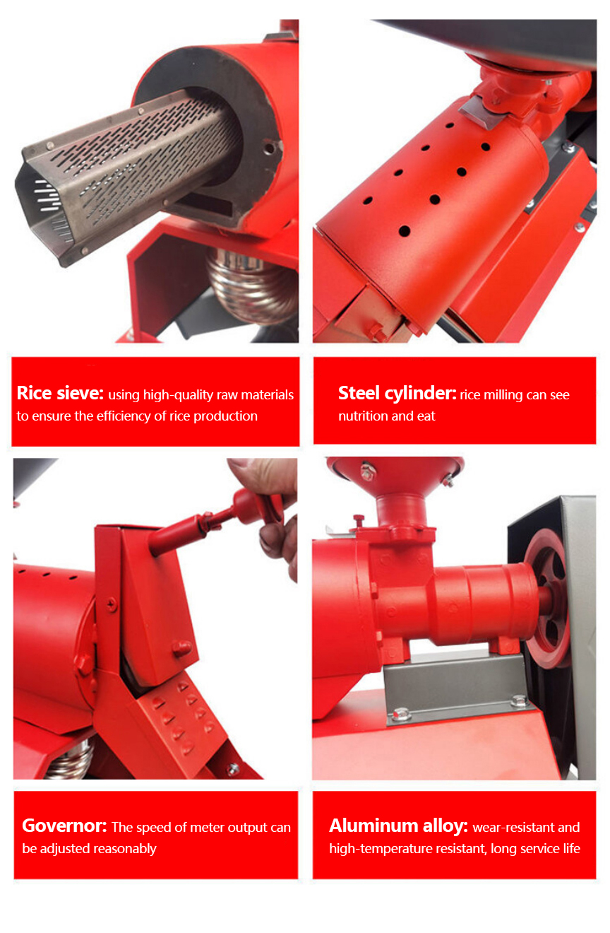 New rice milling machine household small rice machine 220v rice ...