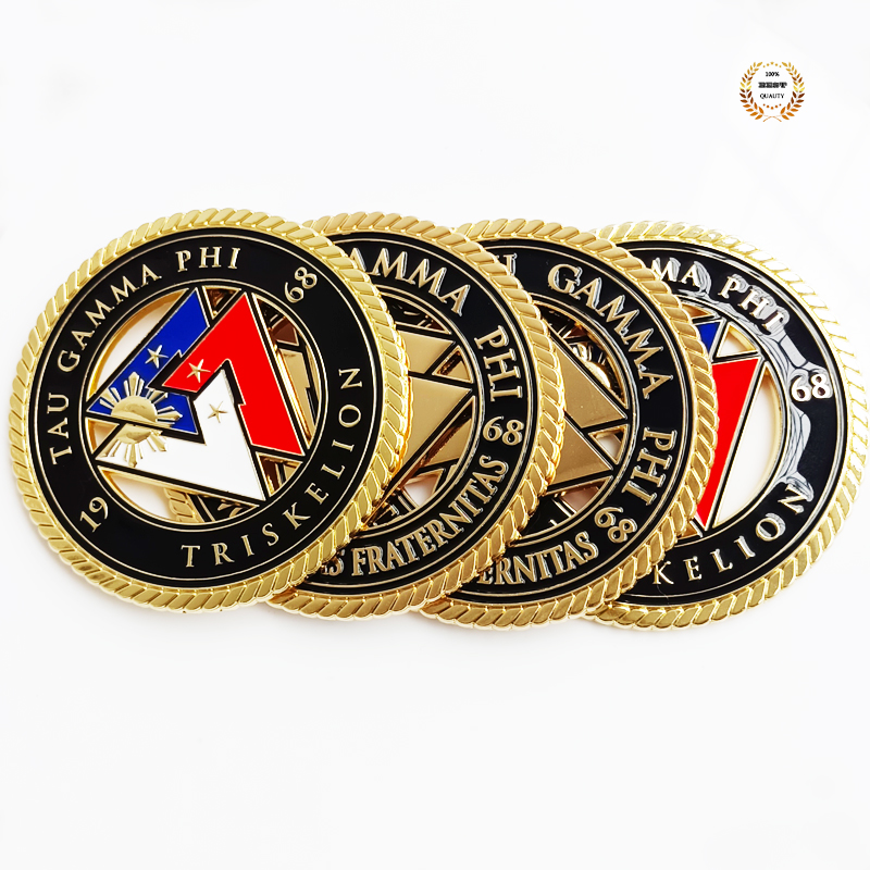 New Style High Quality 3-inch Solid TAU GAMMA PHI Car Emblem Flag ...