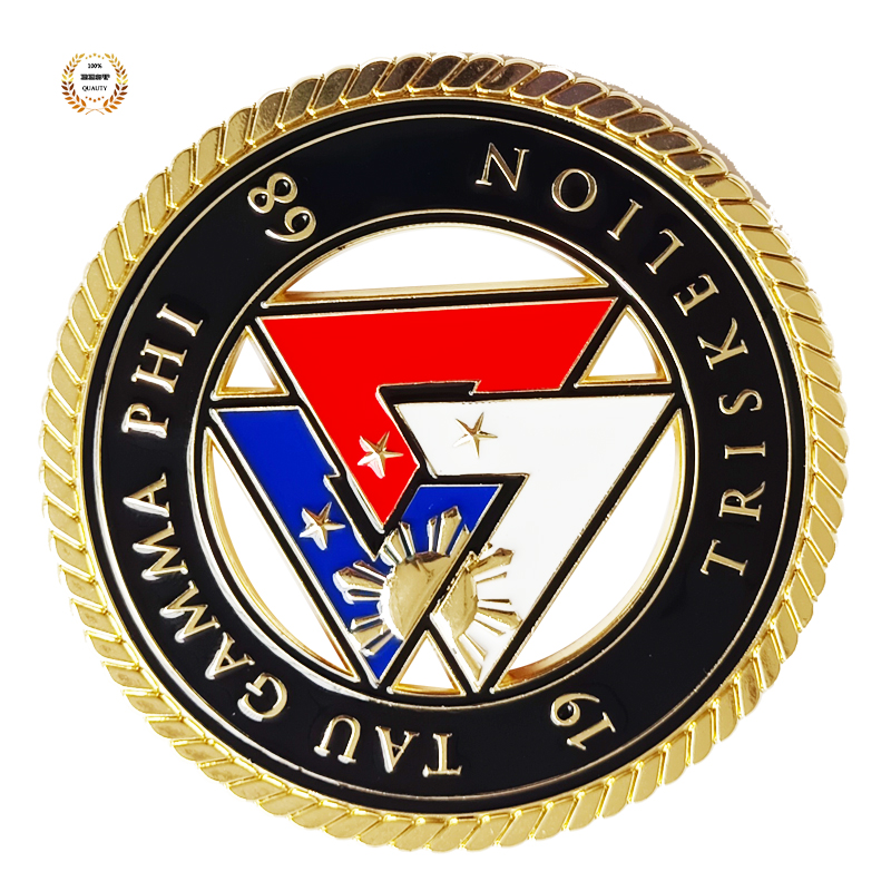 New Style High Quality 3-inch Solid TAU GAMMA PHI Car Emblem Flag ...