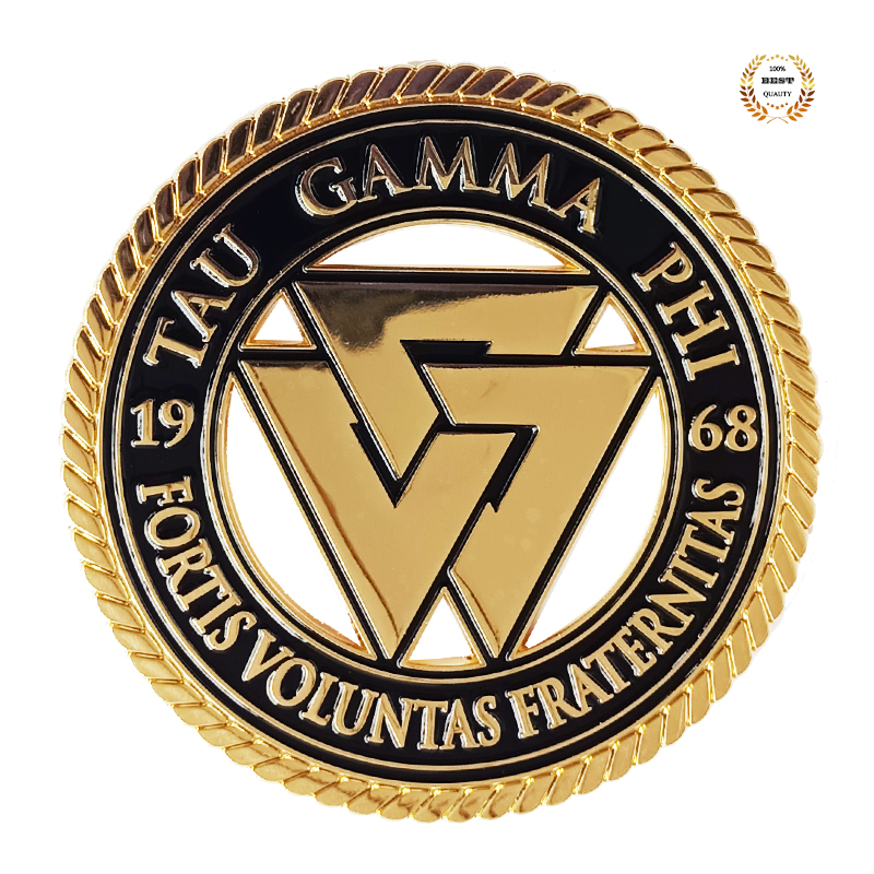 New Style High Quality 3-inch Solid TAU GAMMA PHI Car Emblem Flag ...